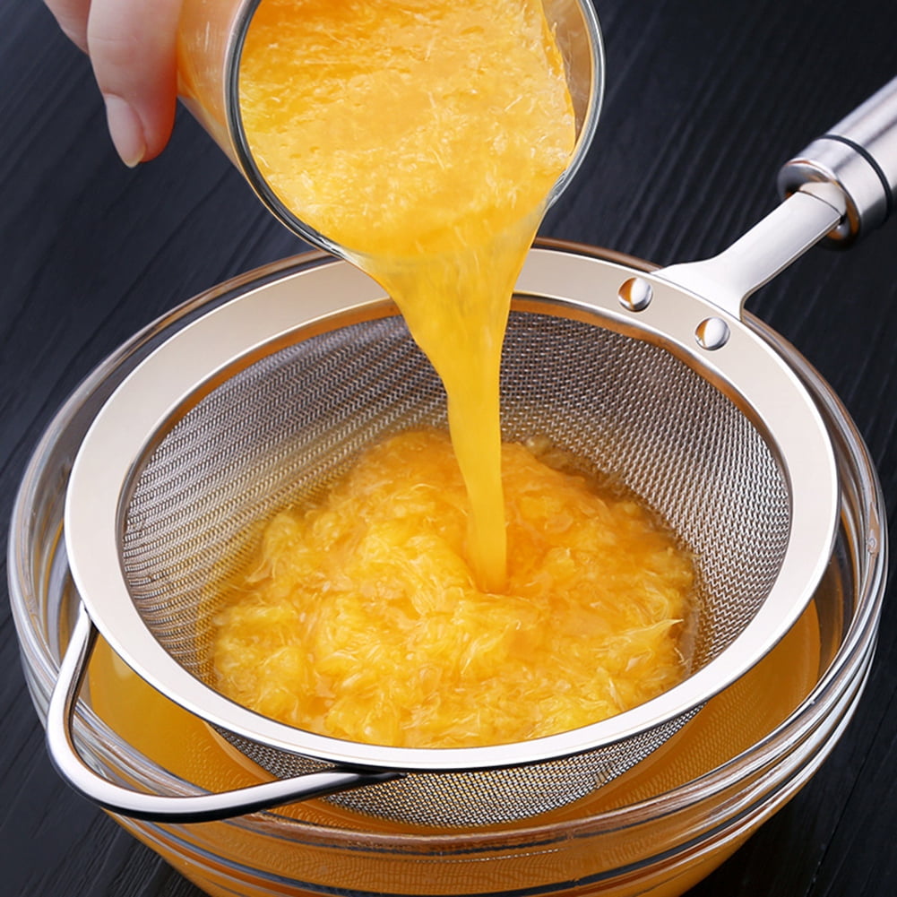 Yinreli Stainless Steel Colander Long Handle Juice Soybean Milk Soup ...