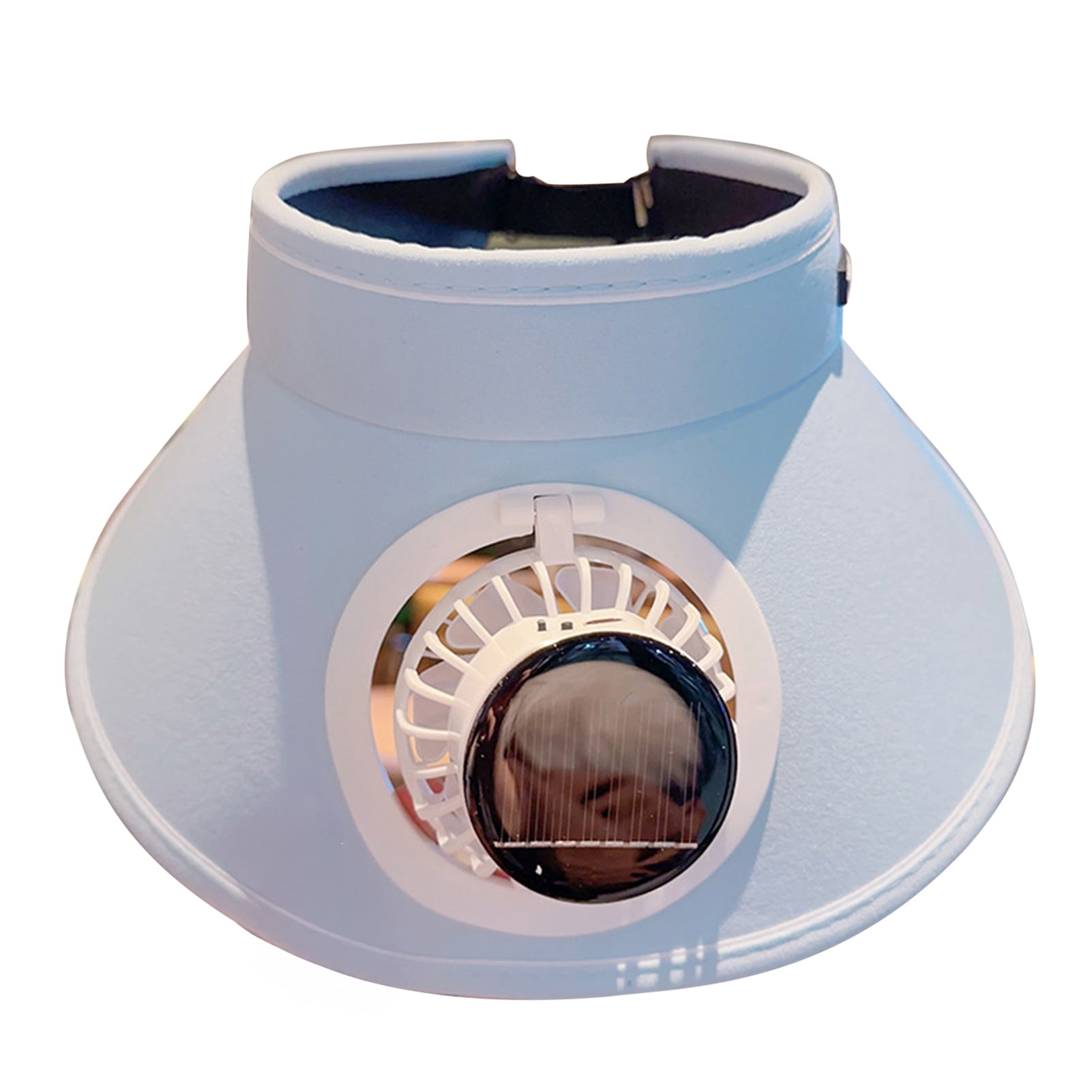 Yinreli Wide Brim Hat with Fan Sun Hat with Fan for Men Women Wide Brim ...