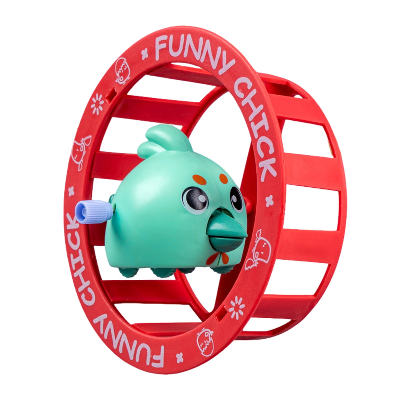 Yinreli Wind-up Chick Toy Wind-up Cartoon Chick Toy 360 Degrees Rolling ...