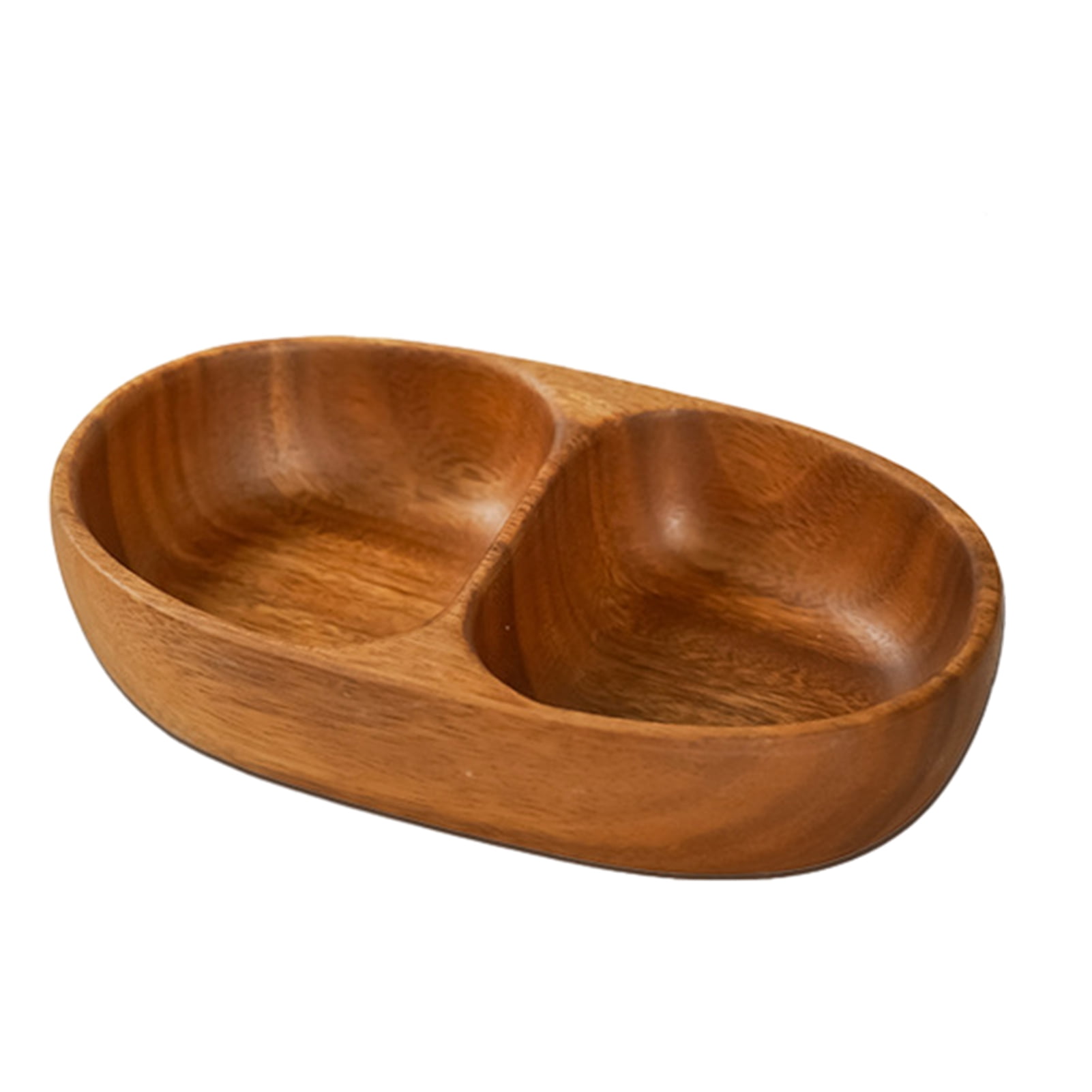 Yinreli Wooden Snack Tray Solid Wood Snack Tray Handcrafted Wooden ...