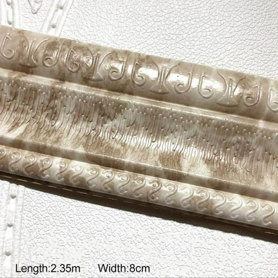 Yinrunx Wall Edging Strip Self Adhesive 3D Border Waterproof Wall ...