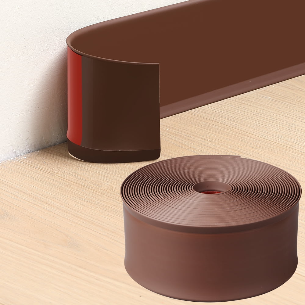 Yinyi Flexible Plastic Floor Baseboard Molding Trim, Peel and Stick ...