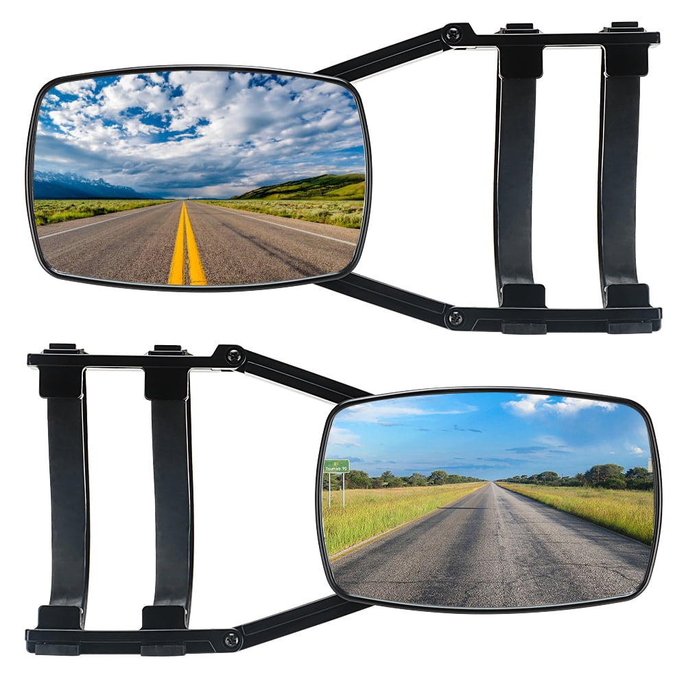 Yinyi Universal Clip-on Towing Mirrors Extended Mirrors for Towing 360 ...