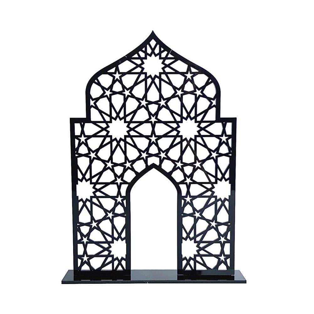 Yiokii Acrylic Islamic Decor Ramadan Karm Mosque Castle Craft DIY Decor ...