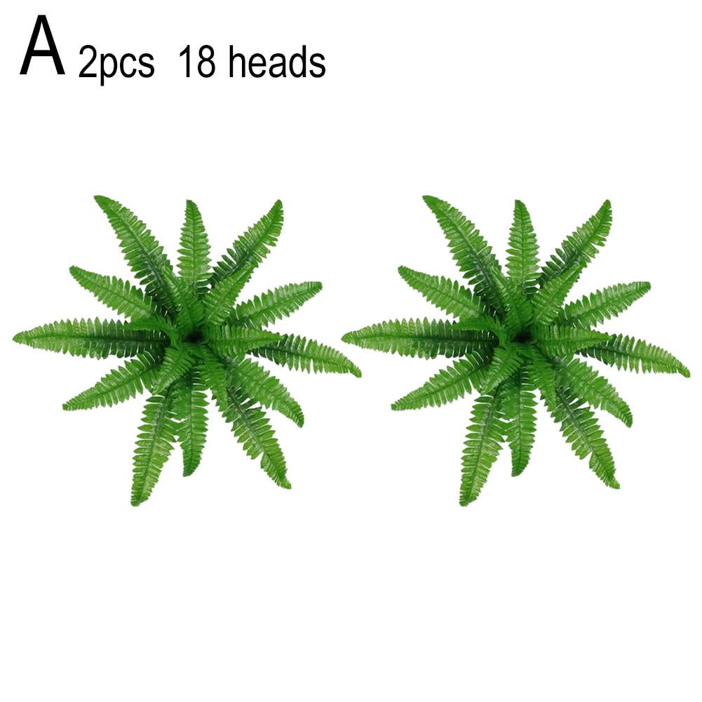 Artificial Fake Boston Fern Plants Bushes Artificial Ferns Outdoor UK ...