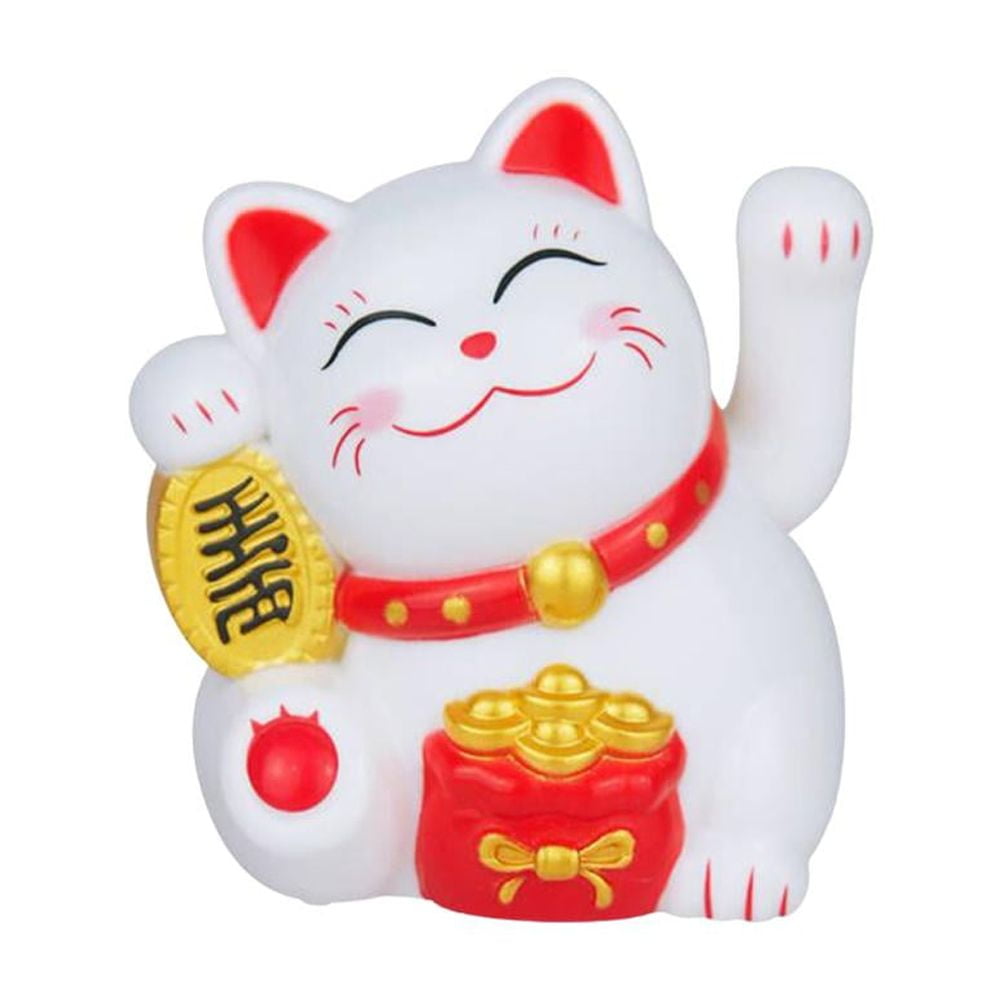 Yiokii Luy Chinese Cat Waving Hand Solar Powered Christmas Forte Gift ...