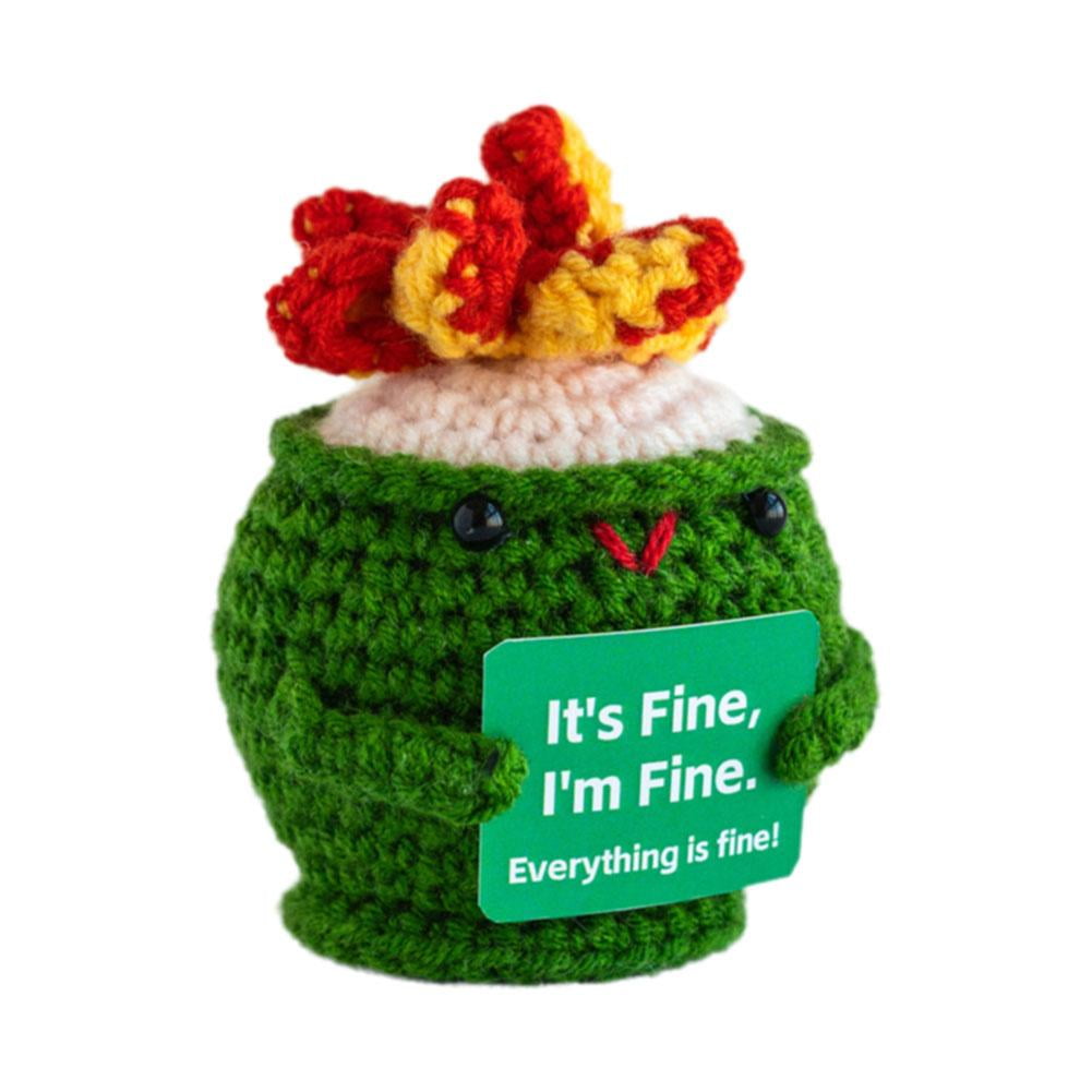 Yiokii Mini Dumpster Emotional Fire port Positive Crochet Office Gifts ...