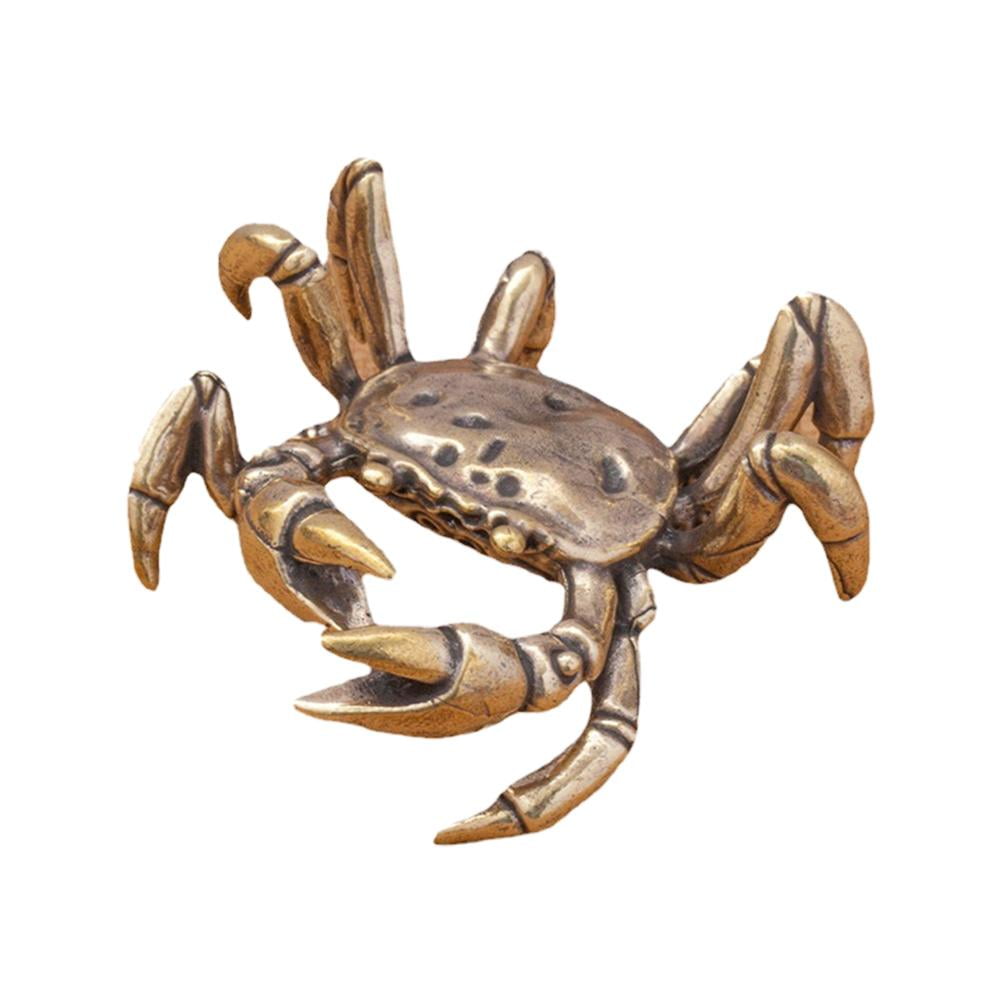 Yiokii Powerful Crab Ornaments Feng Shui Crab Statues Weightlifting ...