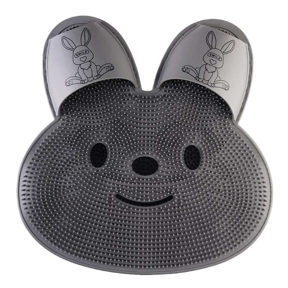 Yiokii Rabbit Foot Rubbing Artifact 360-degree Cleaning Massage ...