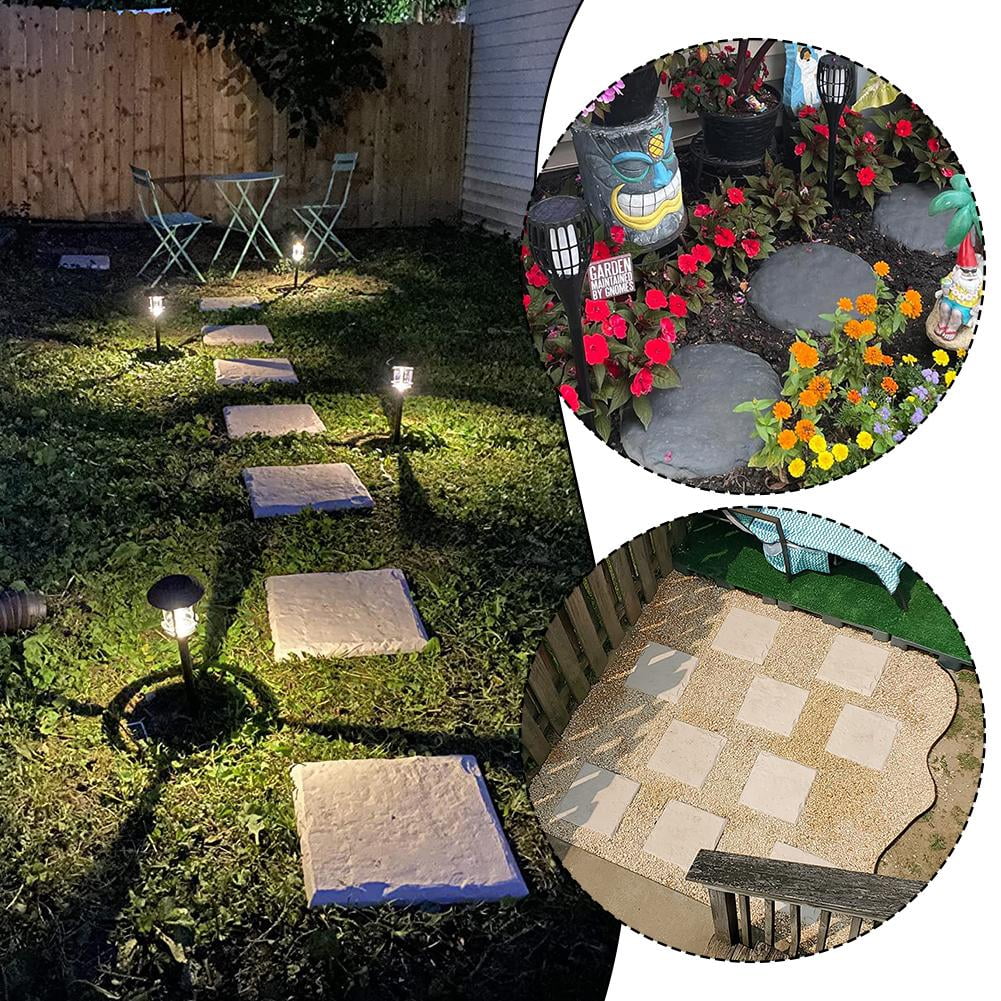 Yiokii Stepping Stones with Ground Stakes - Home or Garden Step Stones ...