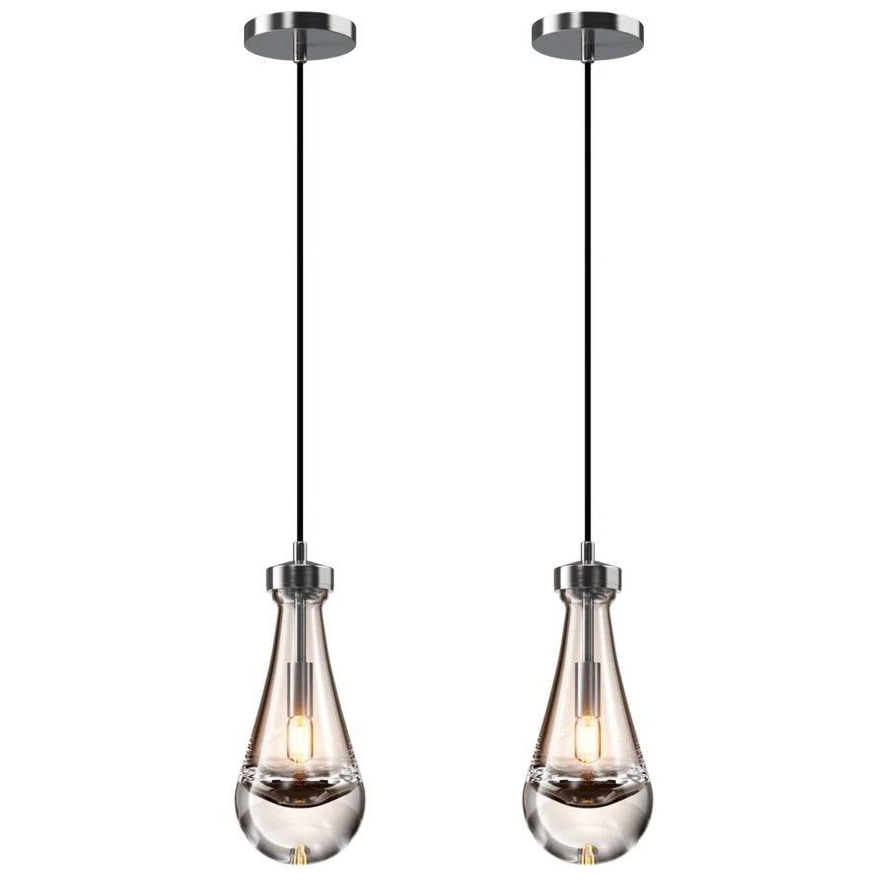 Yiosi Modern Indoor Pendant Lights Kitchen Island, 5''W Hanging Light ...