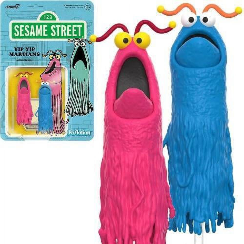 Yip Yip Martins Sesame Street Super 7 Reaction Action Figure - Walmart.com