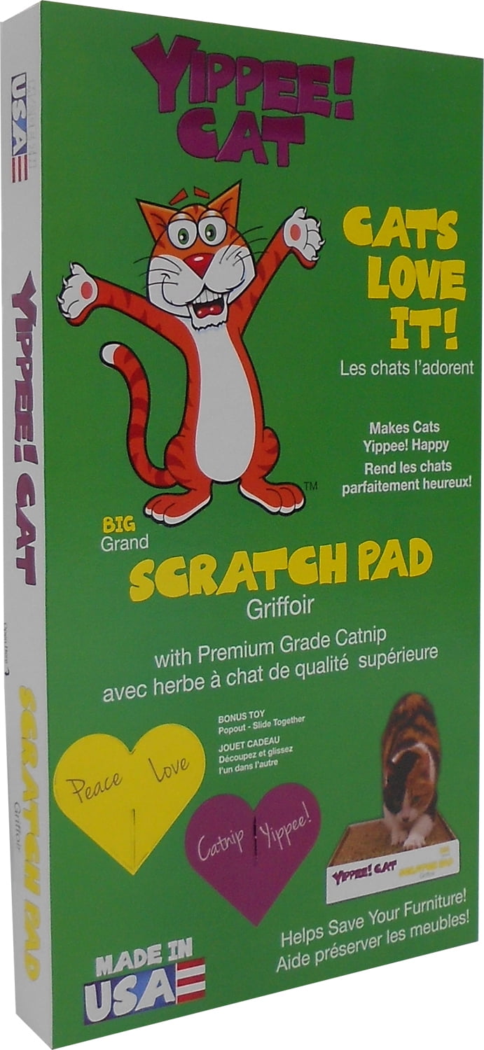 Yippee! Cat Big Scratch Pad- 2 pack - Walmart.com
