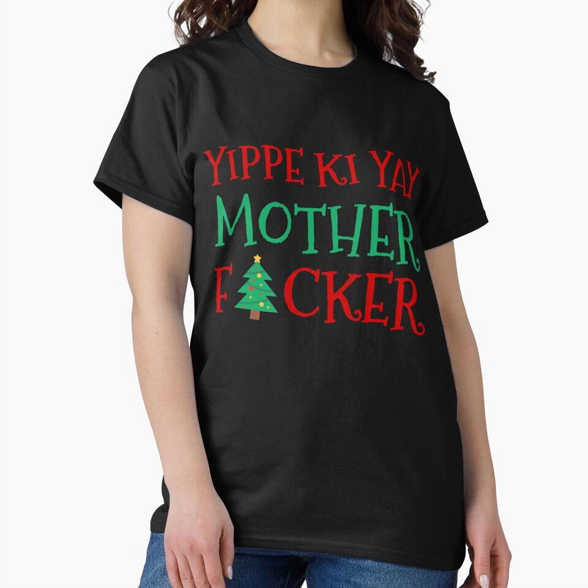 Yippie Ki Yay Holiday Action Movie Quote Festive Christmas Unisex T ...