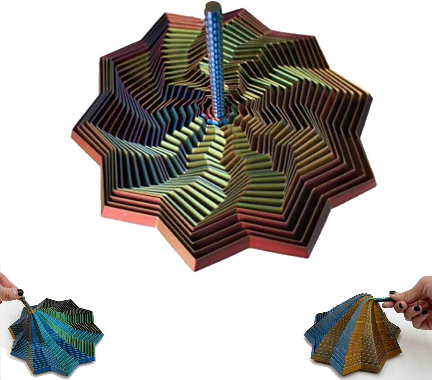 Yippzo 3D Printed Expanded Sensory Fidget Star, Sensory Fidget Star ...