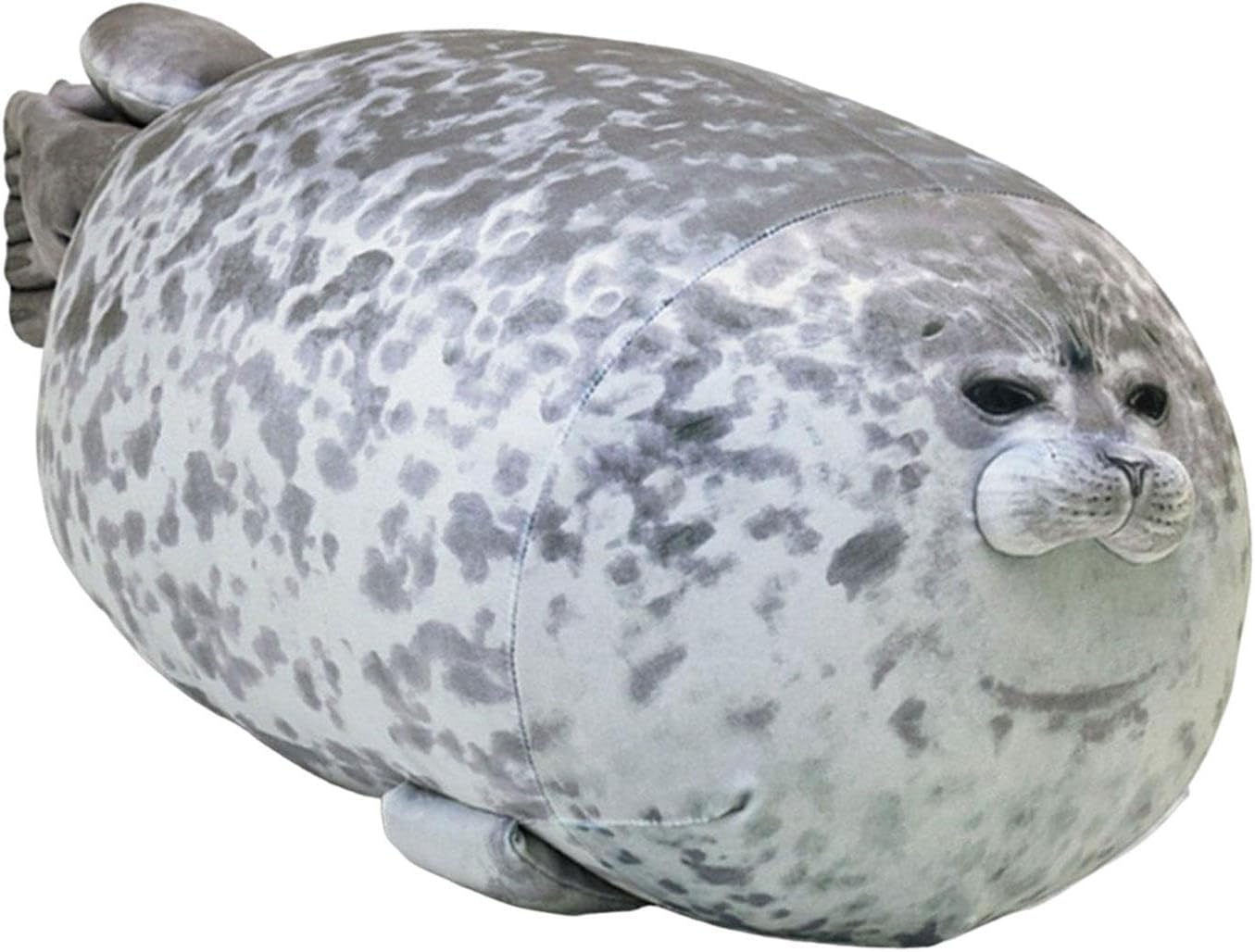 Yippzo Chubby Seal Pillow Seal Cotton Plush Animal Toy Cute Pets Blob ...