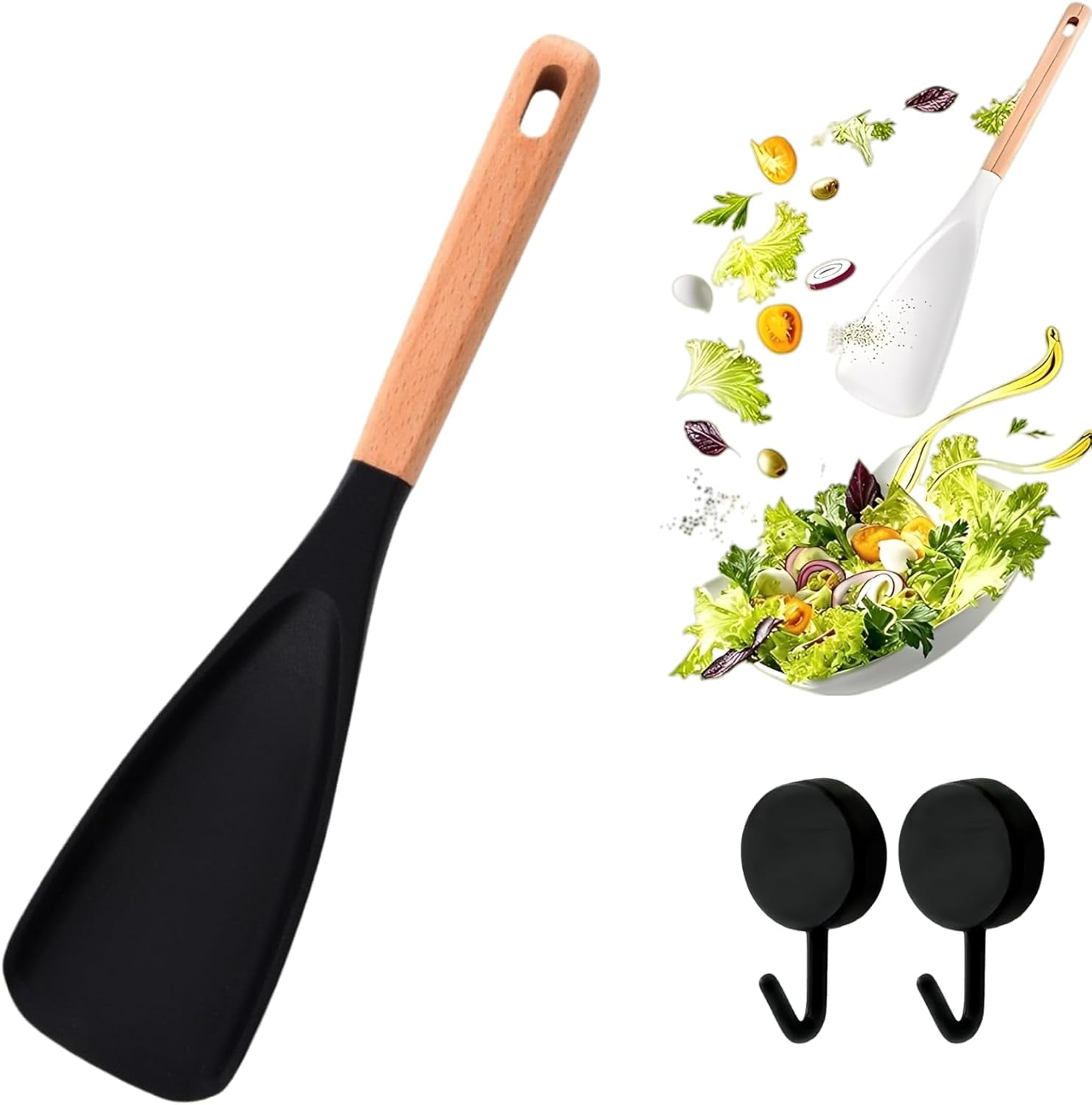 Yippzo Cooking Spoonula, Multi Cooking Spoon for Nonstick Cookwares ...