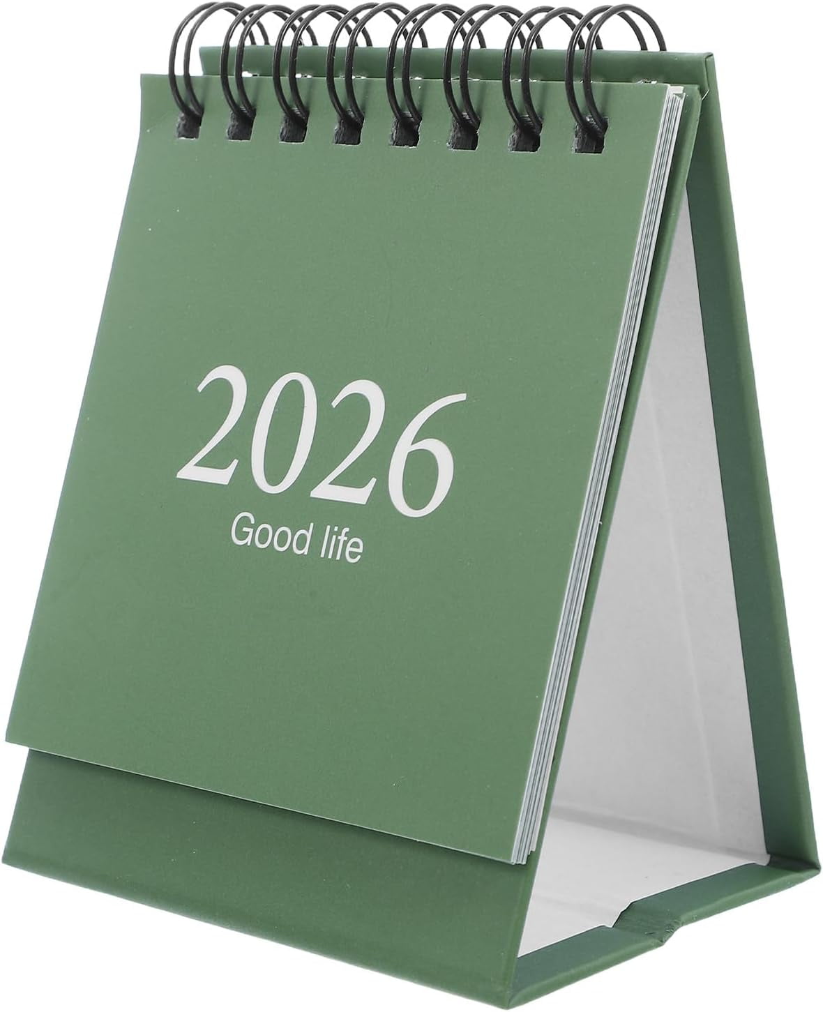 Yippzo Desk Calendar 2026 Mini Standing Flip Daily Tear Off Small ...