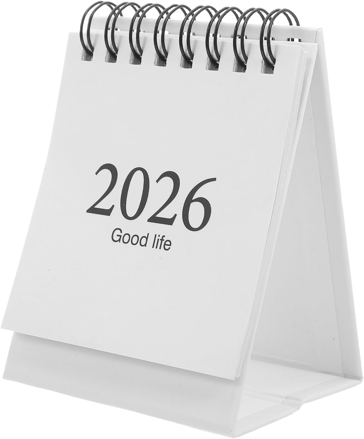 Yippzo Mini Desk Calendar 2026 Standing Flip Easel Monthly Pad Calendar ...