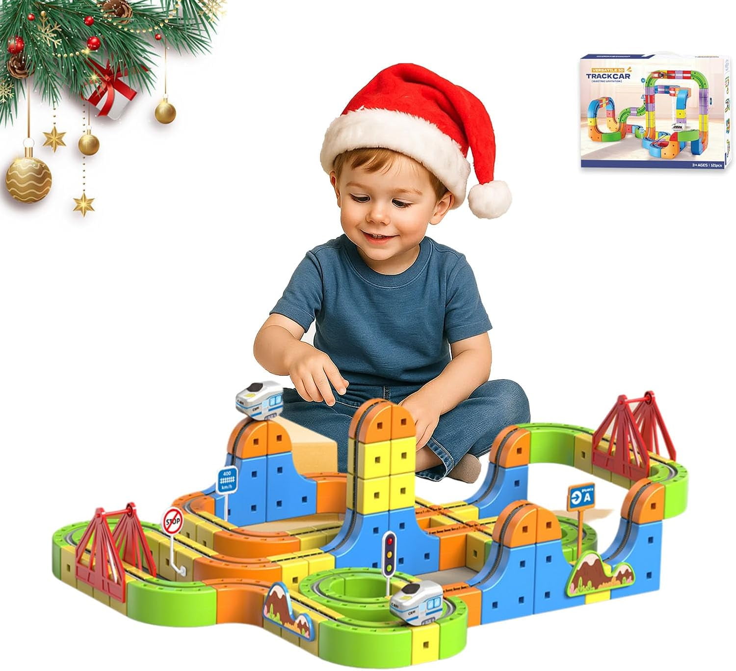 Yippzo Track Fusion, Trackfusion Train - Electric Train Set, 3D Train ...