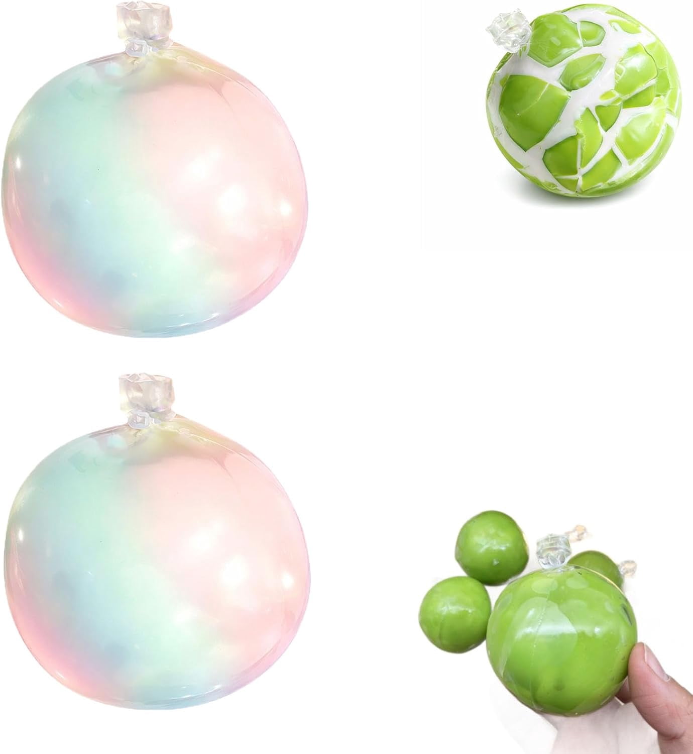 Yippzo Wax Cracking Squishy, Crispy Stress Balls, Snowball Crunch, Soft ...