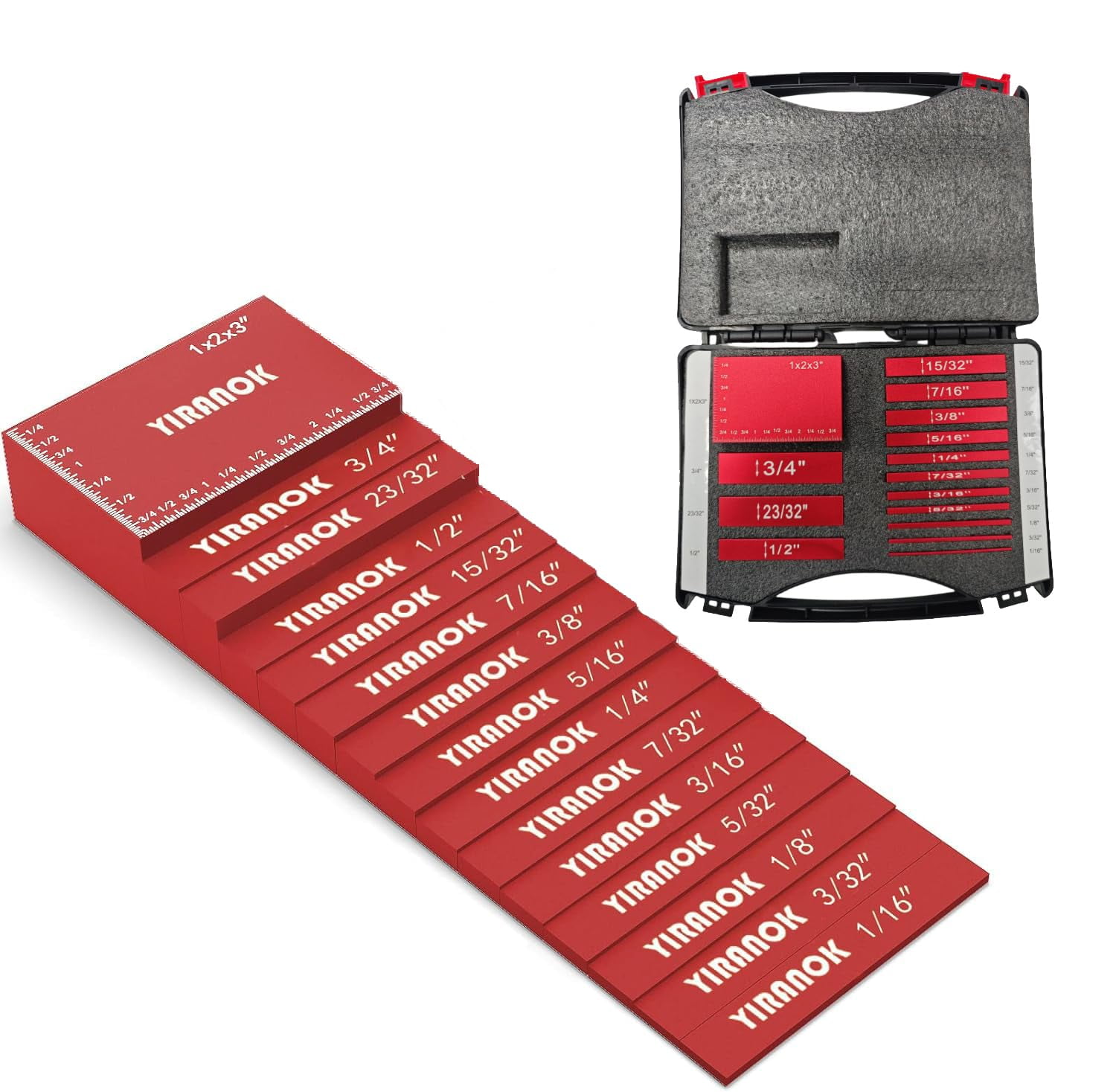 Yiranok Setup Block Miter Gauge Set - Precision Aluminum Router Table ...