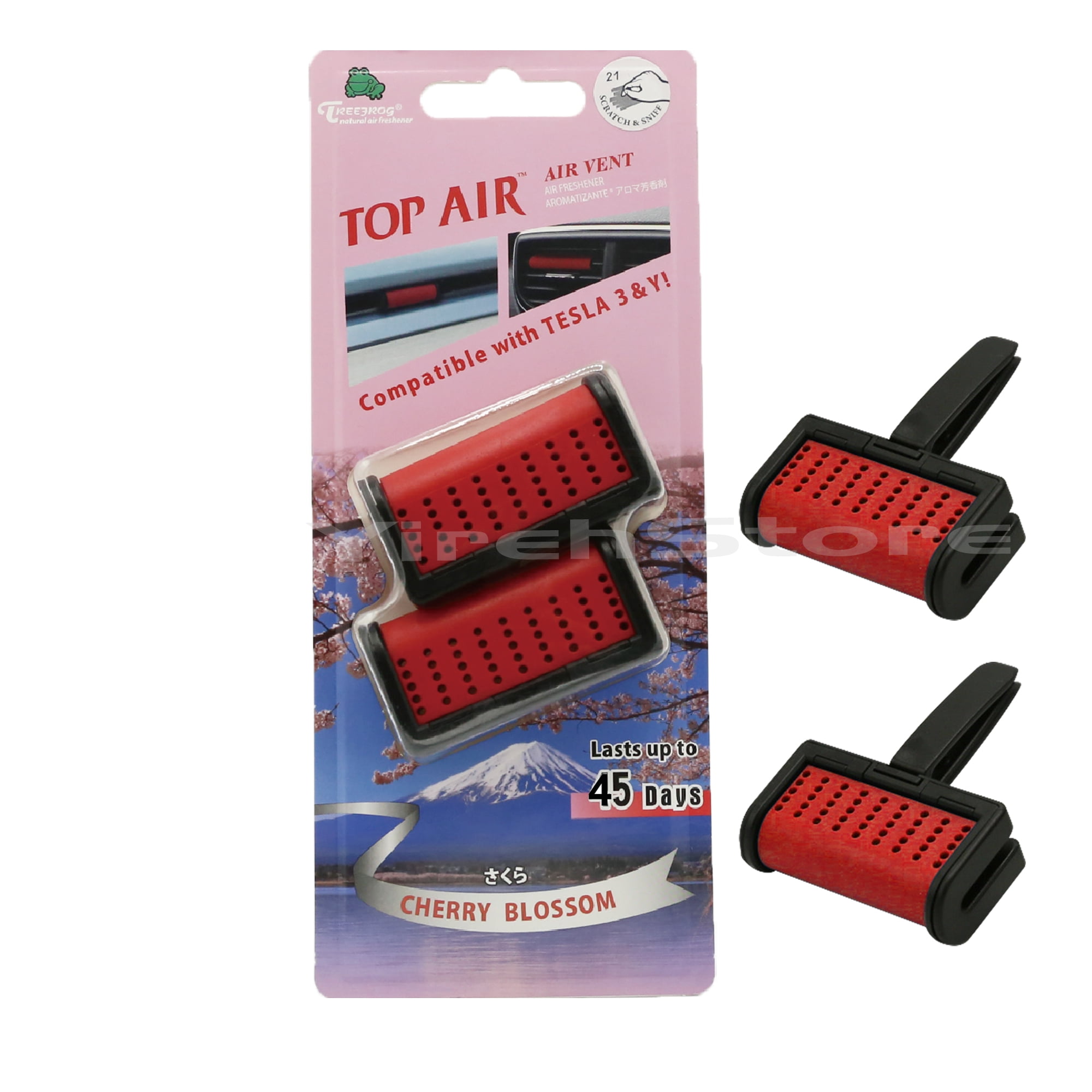 YirehStore Treefrog Top Air Vent Car Freshener Cherry Blossom Scent ...