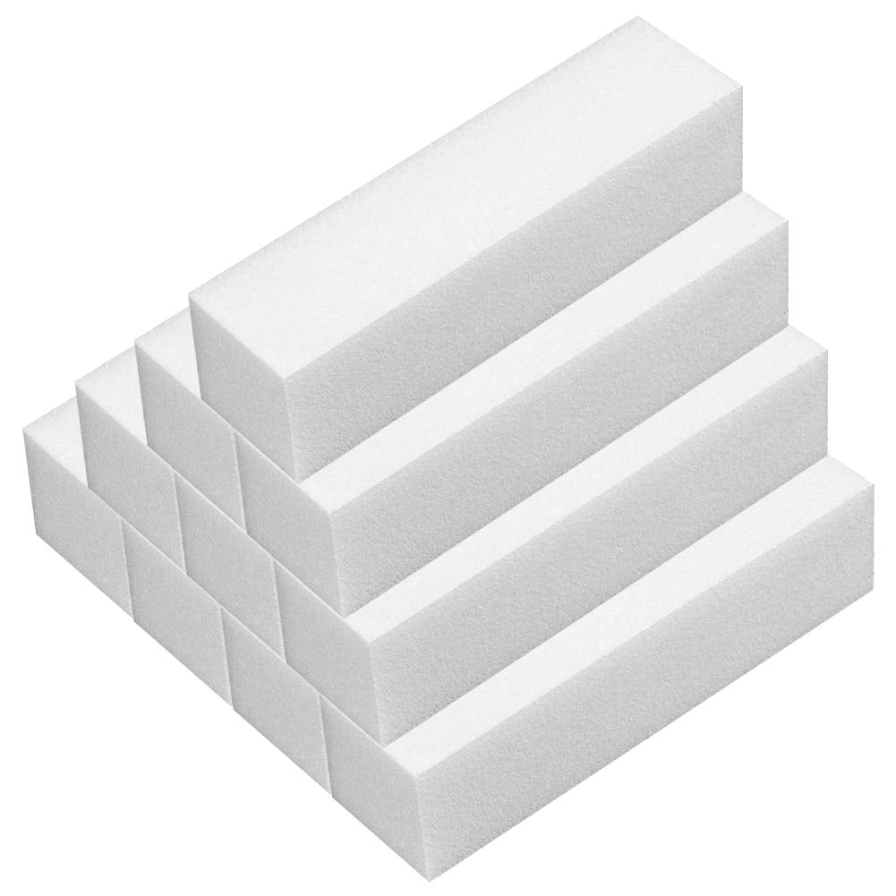 Yirtree 10 Pack Professional Nail Buffer Blocks Sanding Buffing Nail ...