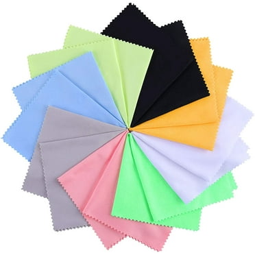 1/10PCS Microfiber Cleaning Cloth For Camera Lens Screen TV LCD Glasses ...