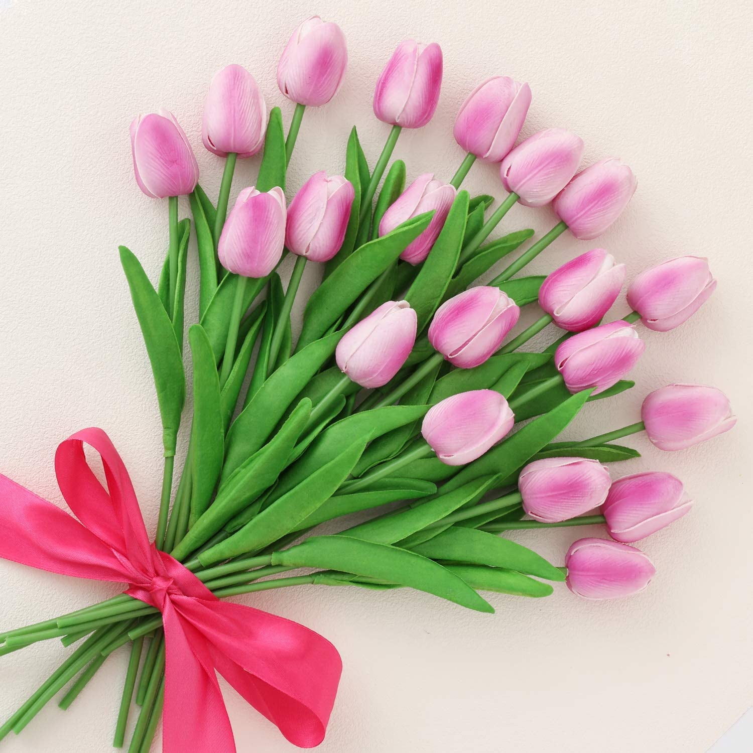 Yirtree 5PCS Artificial Tulips Flowers Real Touch Tulips Fake Holland ...