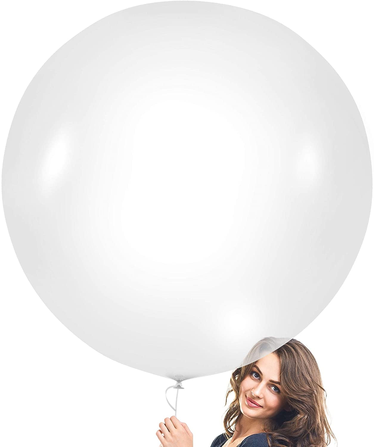 Yirtree 5PCS Translucent Giant Balloons - 36 Inch Semi-Transparent ...