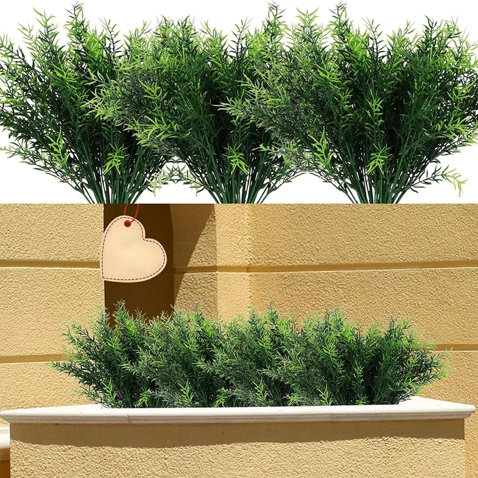 Yirtree Artificial Greenery Stems Mixed Fake Plants Eucalyptus Rosemary ...