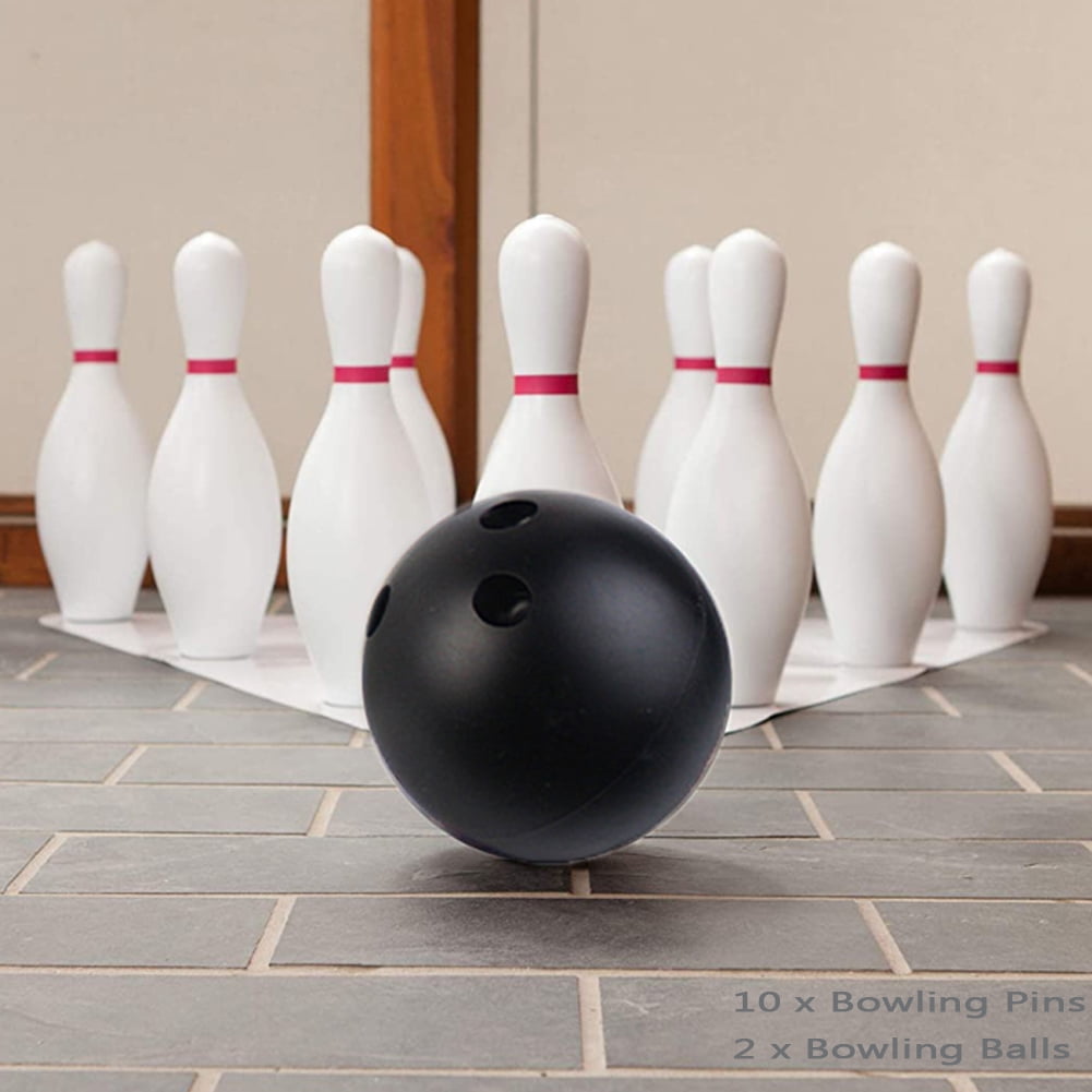 Yirtree Children Plastic Bowling Toy, Interactive Game, 12 Pieces, 6.3 ...