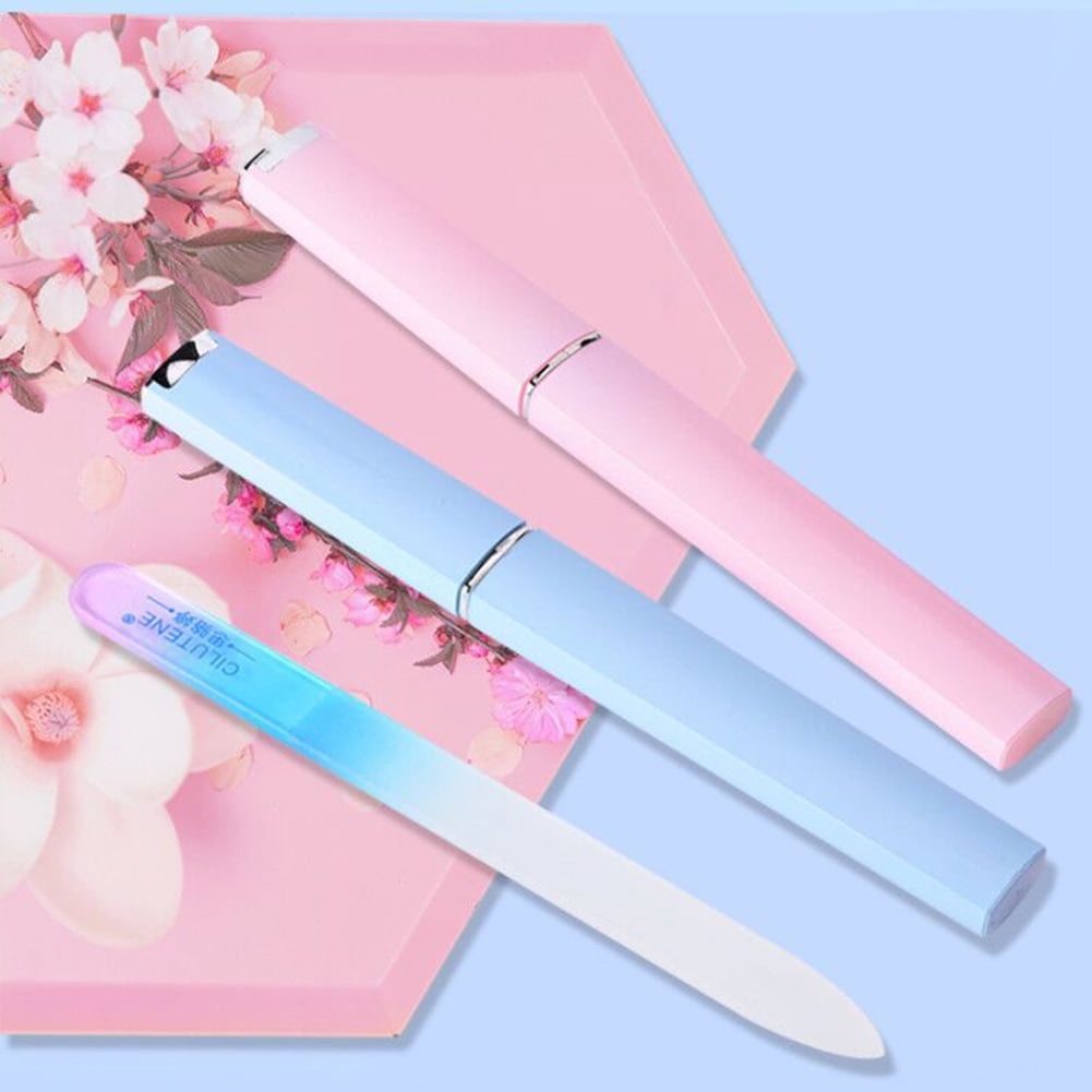 Yirtree Glass Nail File, Glass Fingernail File, Manicure Nail Care ...