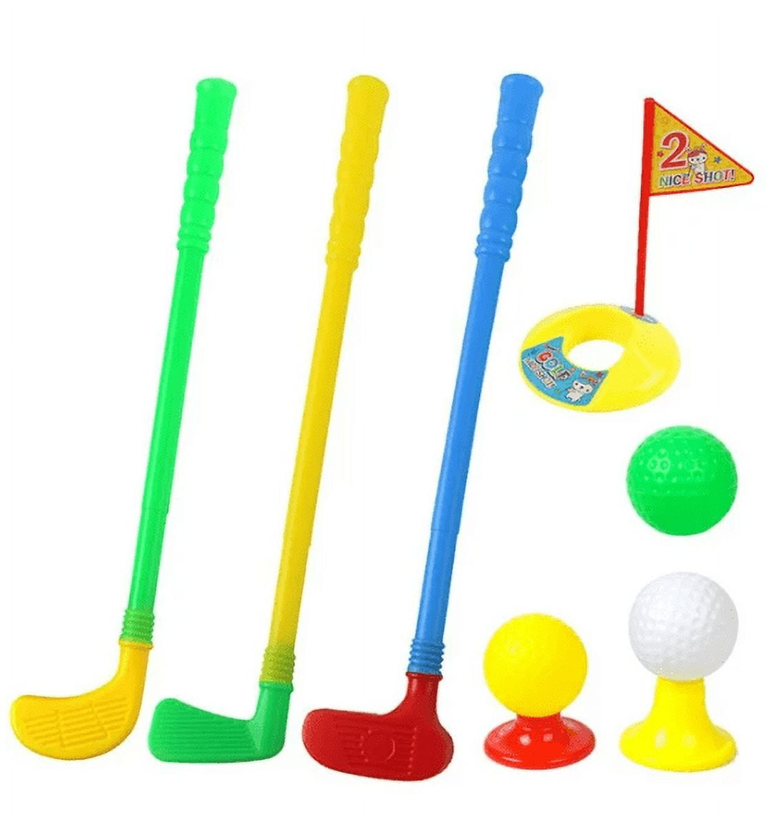 Yirtree Plastic Golf Clubs, Educational Golf Toys Sets for Toddlers ...