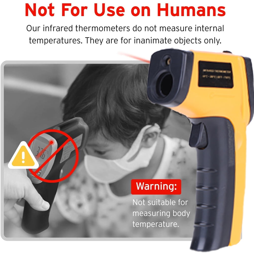 Yirtree Infrared Thermometer Temperature Gun Non-Contact Digital ...