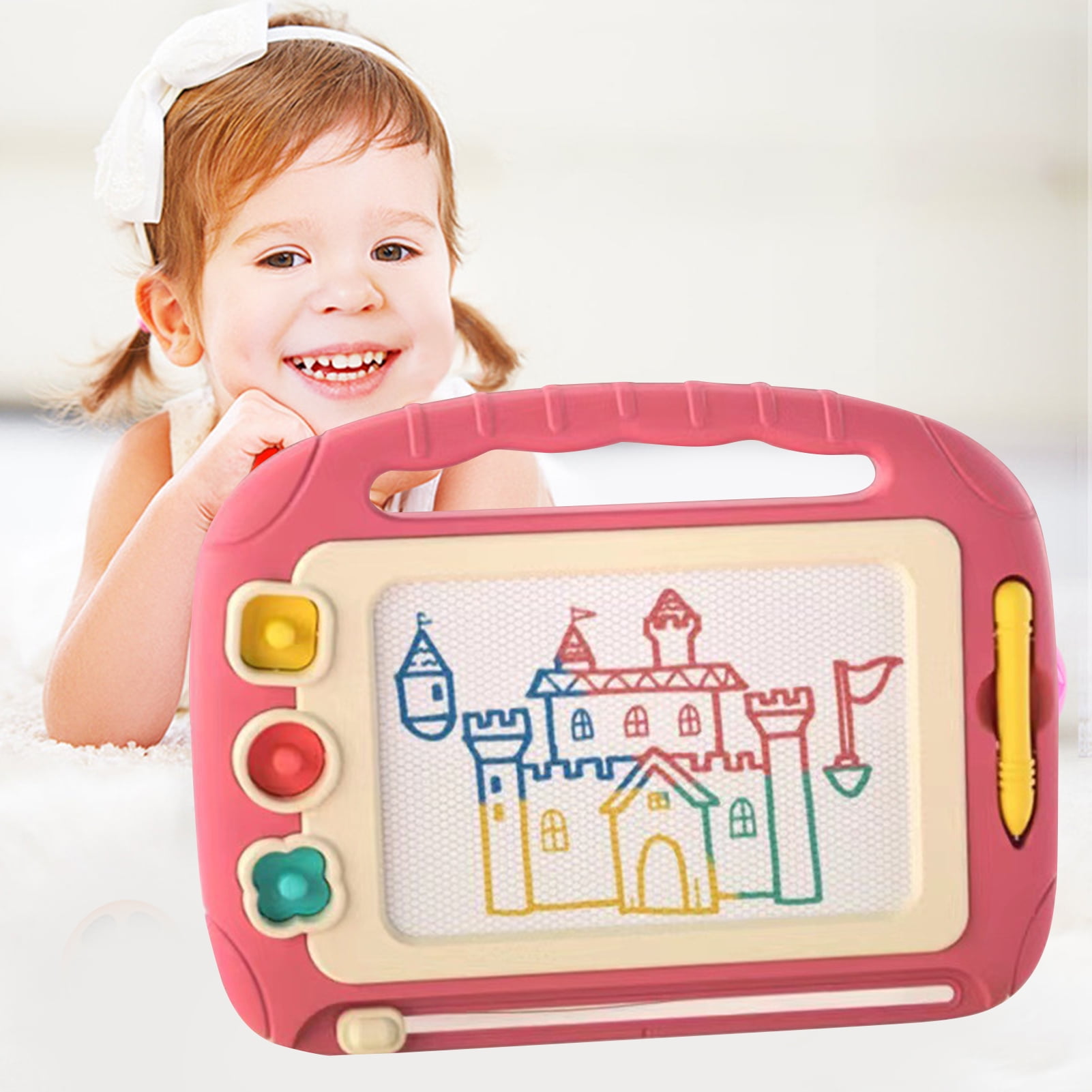 Yirtree Magnetic Drawing Board Toy for Kids, Large Doodle Board Writing ...