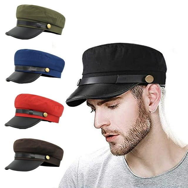 Yirtree Men Women Yacht Captain Sailor Hat Newsboy Cabbie Baker Boy ...