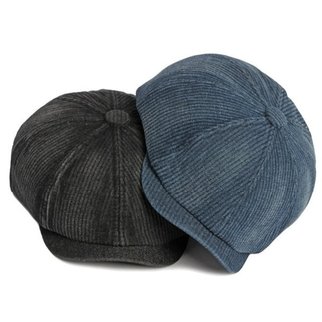 Yirtree Men’s Newsboy Gatsby Hat Vintage Beret Flat Ivy Cabbie Driving Hunting Cap for Boyfriend ...