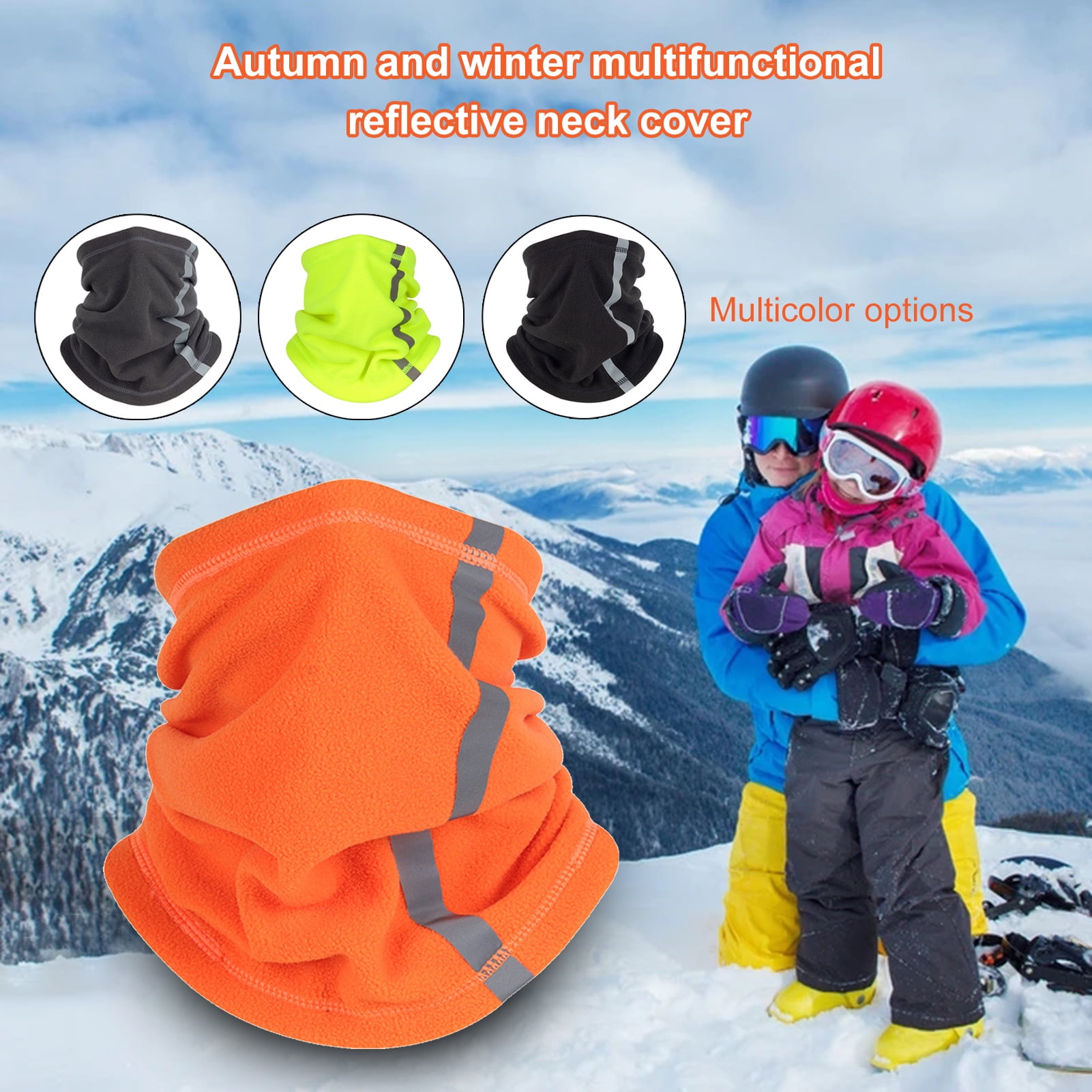 Yirtree Neck Warmer - Winter Fleece Neck Gaiter & Ski Tube Scarf for ...