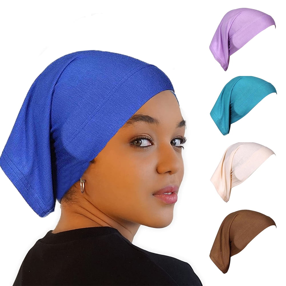 Yirtree Stretch and Breathable Women Cotton Hair Scarf Jersey ...