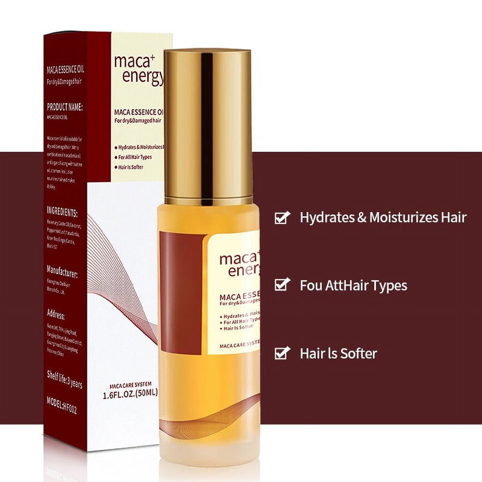 Yisang Maca Collagen Hair Oil 50ml Repair Dry Damaged Hair Frizz ...