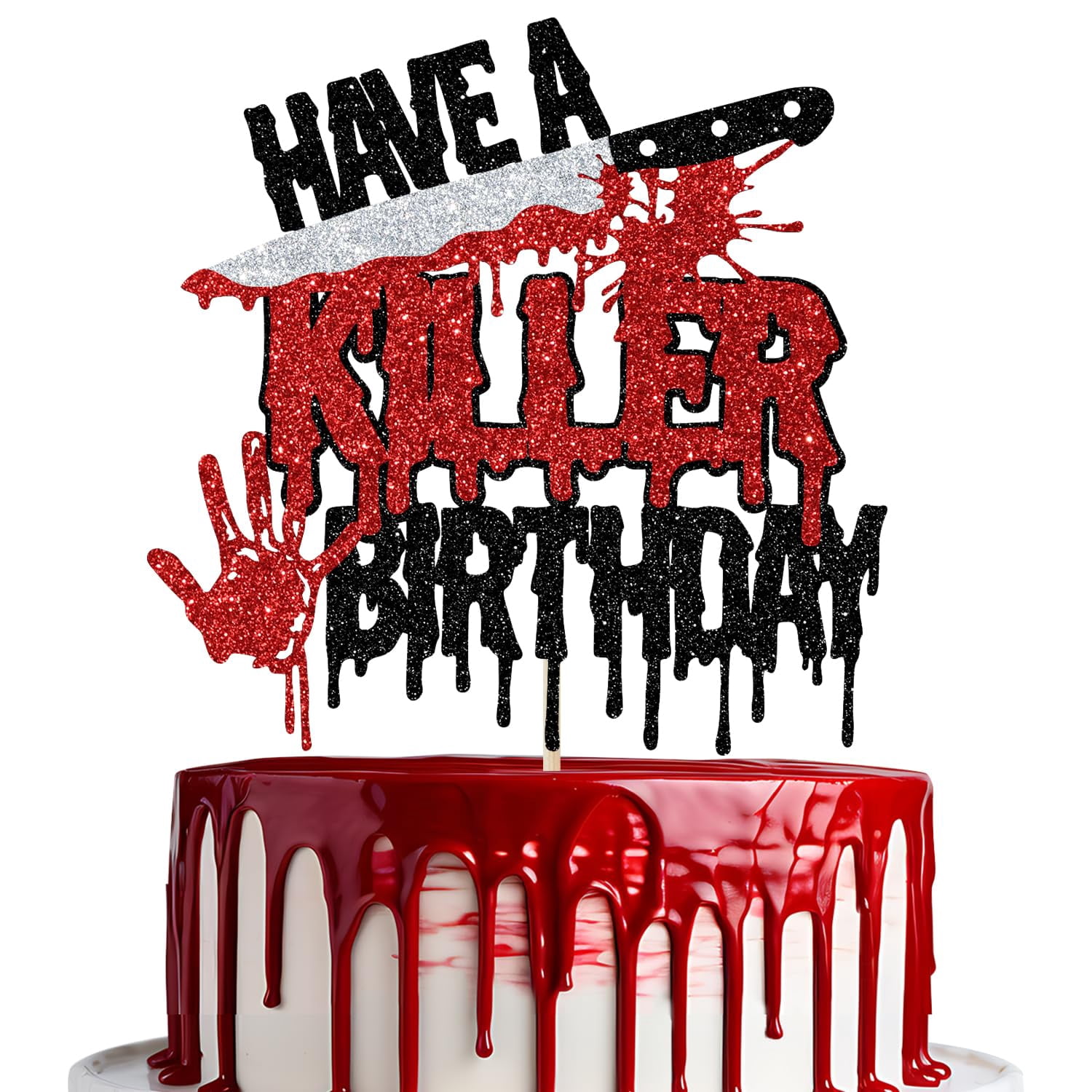 Have a Killer FEV6 Birthday Cake Topper, Halloween Themed Birthday Cake ...
