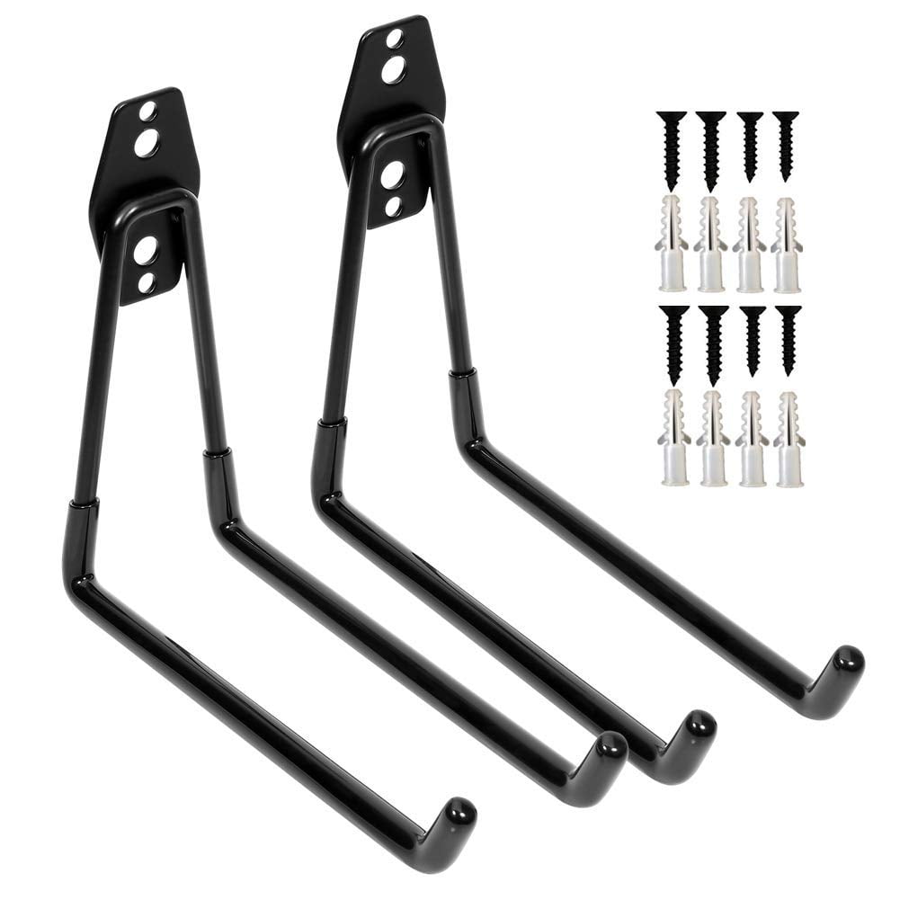 Yisunnan Heavy Duty Garage Storage Utility Double Hooks,Extended Wall ...