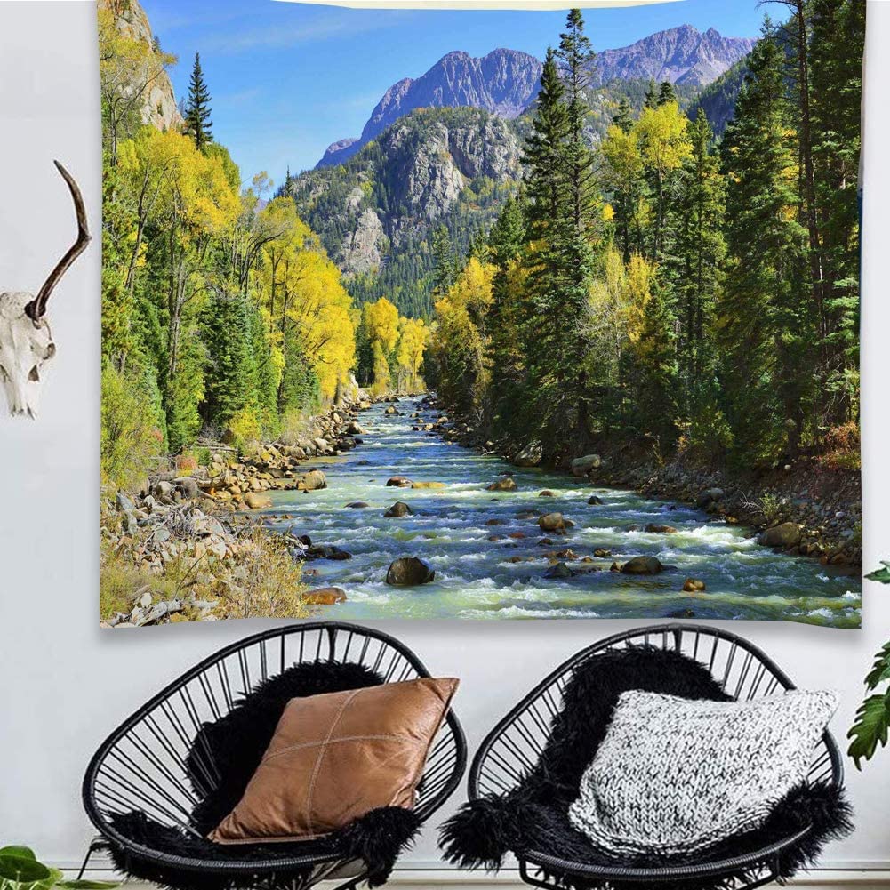 ERAPDAUR Mountain Tapestry Nature Landscape Rocky Mountain Tapestry for ...