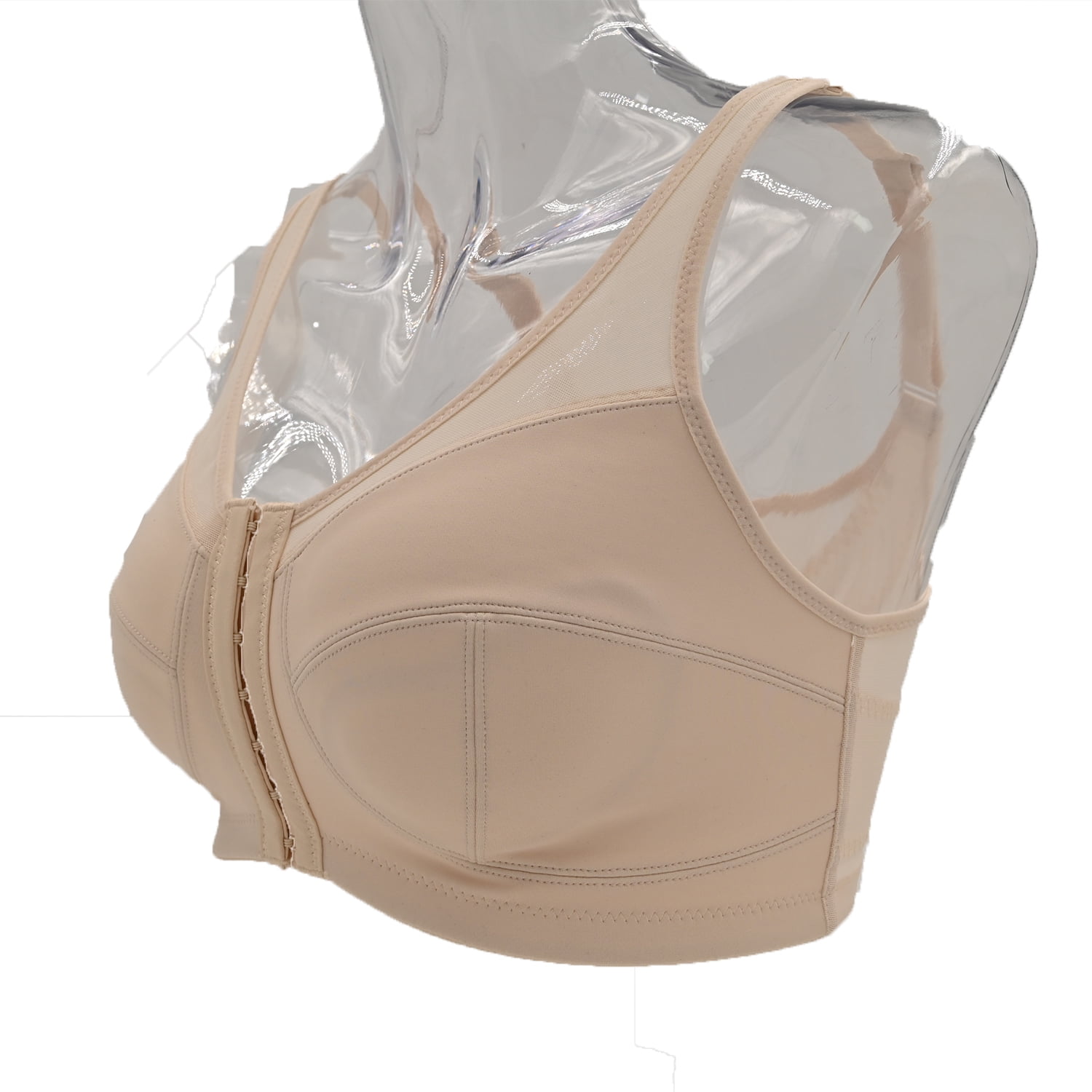 Yiu Till Women's Full Coverage Front Closure Bra Plus Size Comfort Wide ...