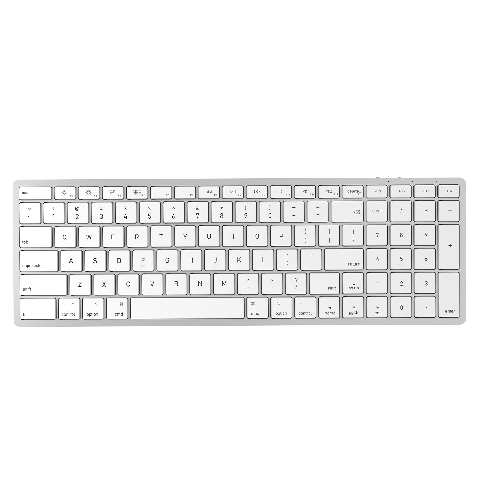 Yivandi Wireless Bluetooth Keyboard for Mac Mini OS – US Qwerty Layout ...