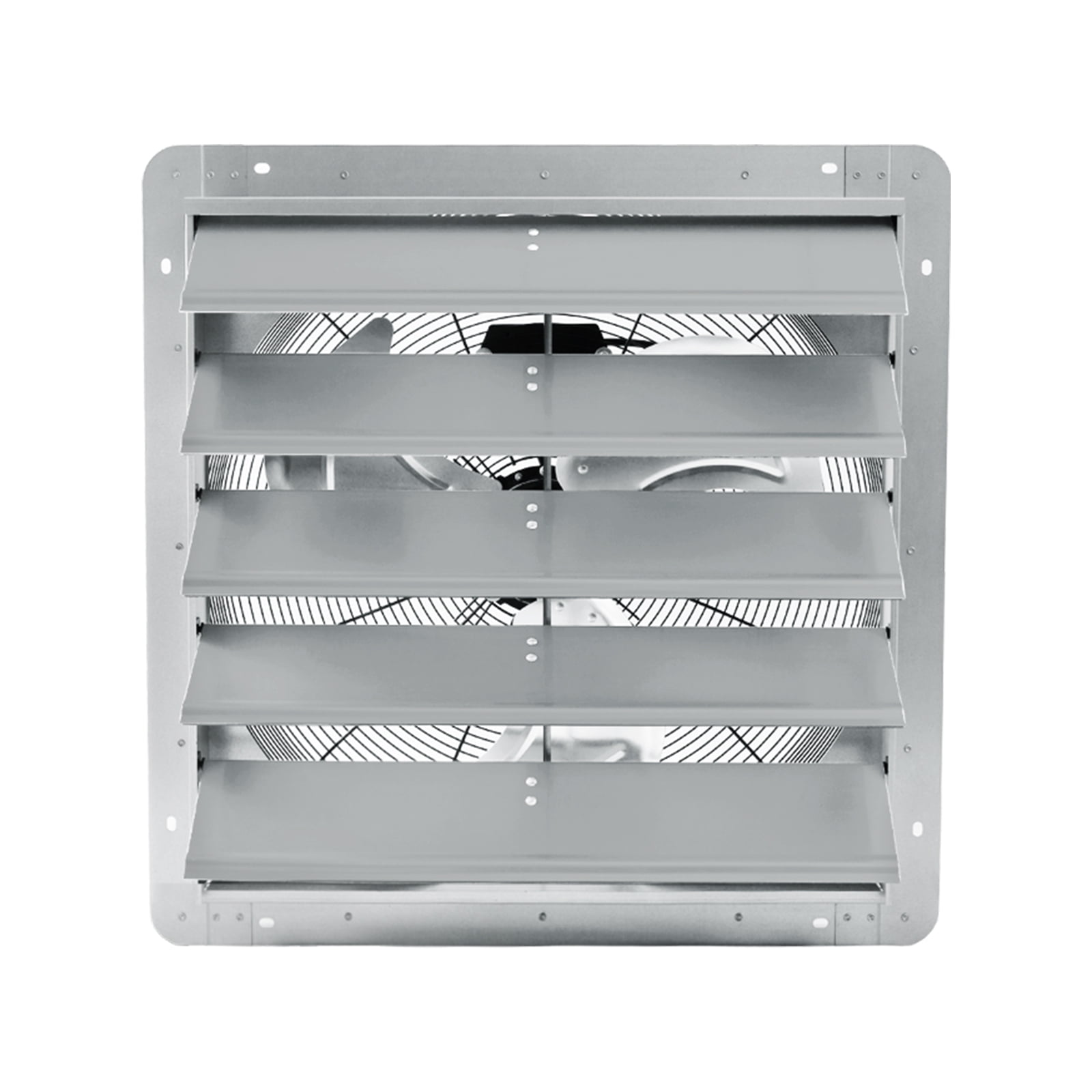 Yiwa 24" Shutter Exhaust Fan, Aluminum Wall Mounted Shutter Exhaust Fan ...