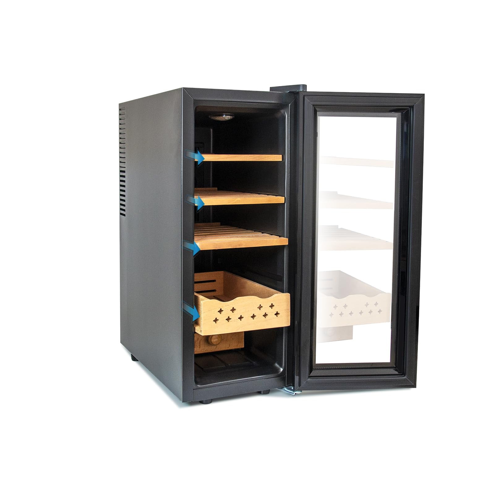 Yiwa 35L Cigar Humidors with Cooling and Heating Function, 200Counts ...