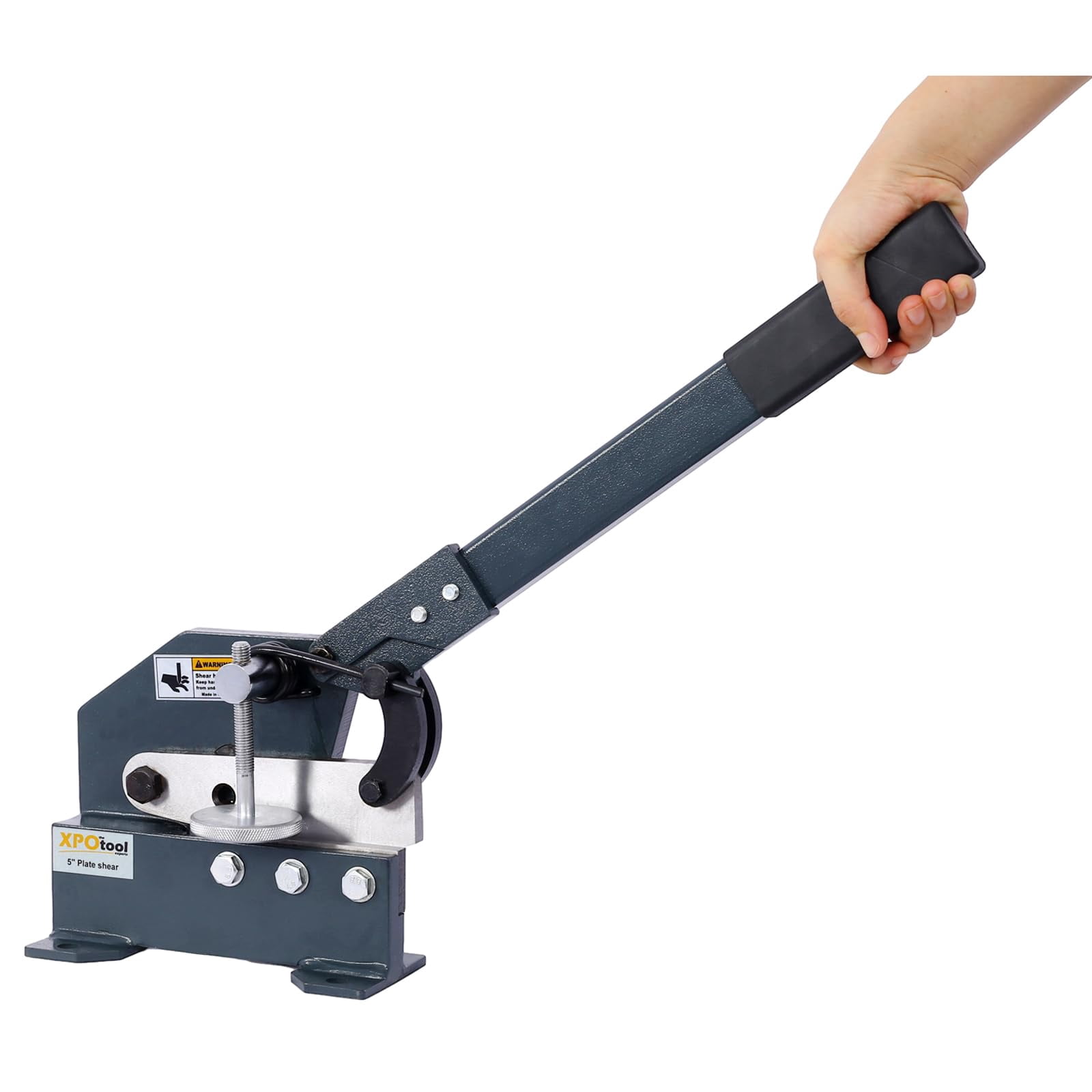 Yiwa 5" Heavy-Duty Sheet Metal Shear - Professional Manual Plate Cutter ...